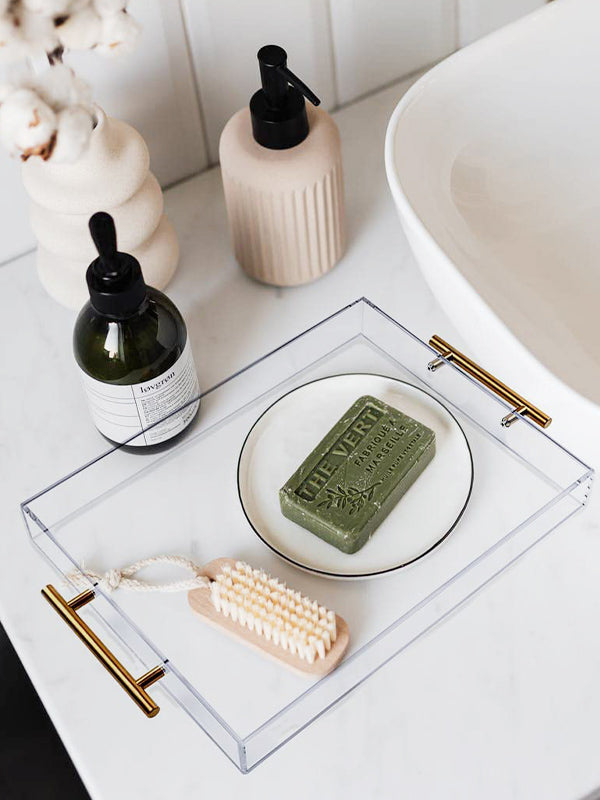 Serving Tray – Moonlit pond