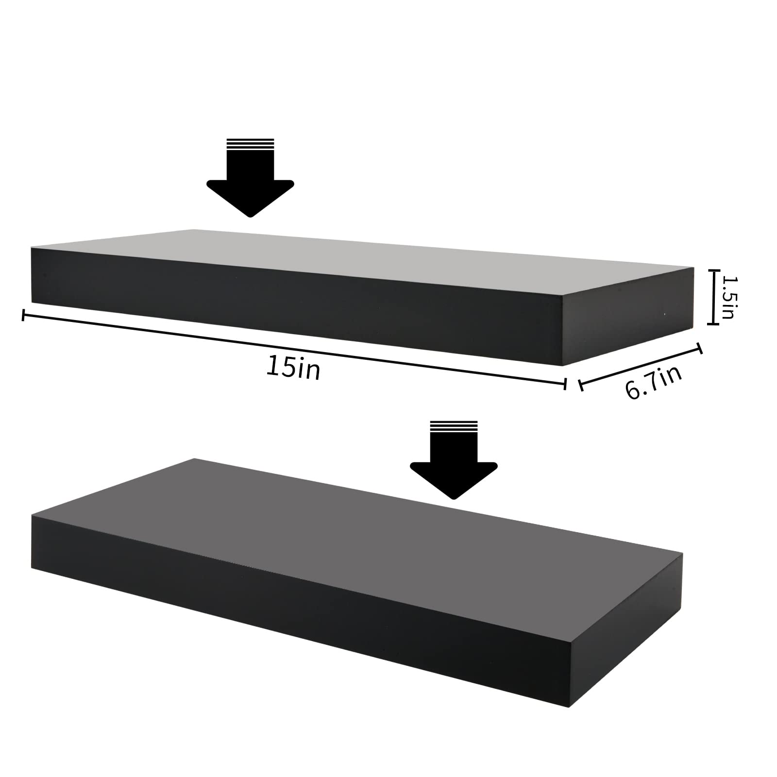 Floating Shelf – Moonlit pond